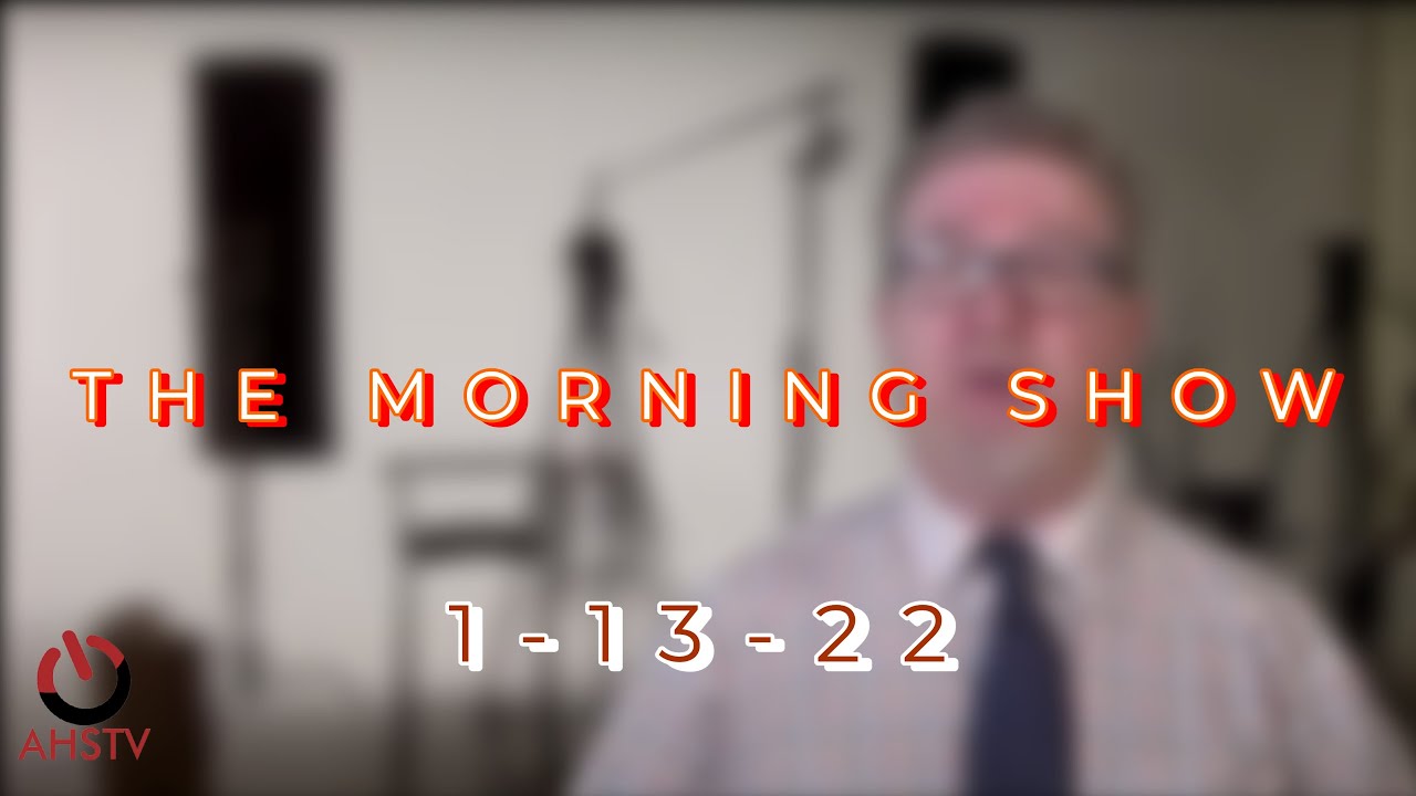 Alpharetta High School Morning Show 1/15/22 - YouTube