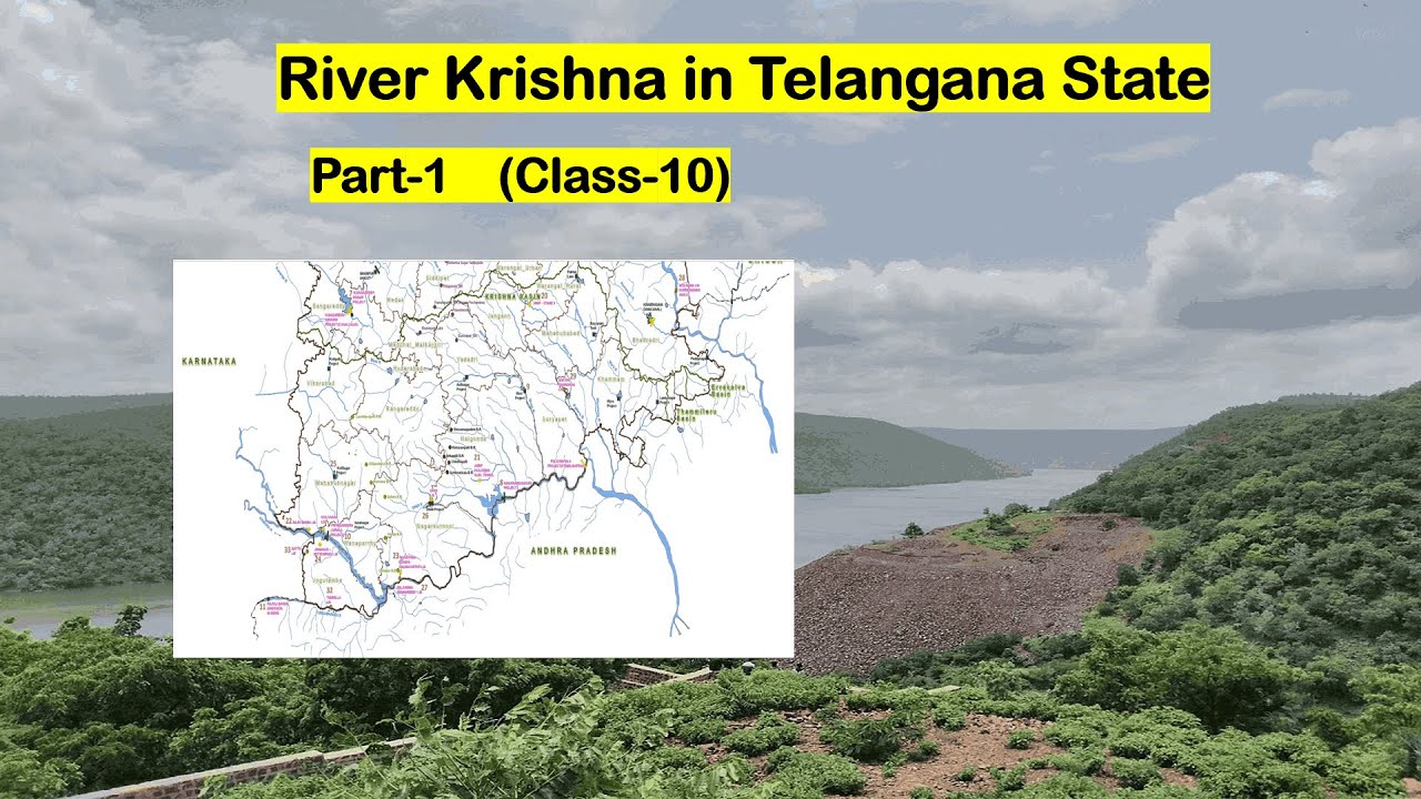 Telangana Geography| River Krishna| Tributaries| River Projects| TSPSC ...