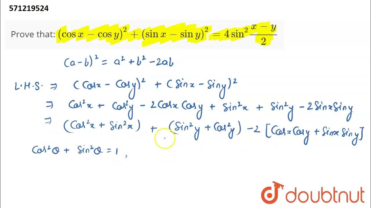 prove-that-cosx-cosy-2-sinx-siny-2-4sin-2-x-y-2-class-11