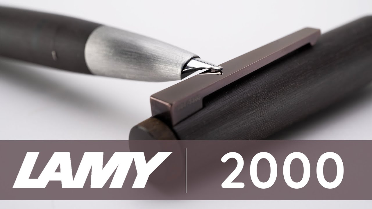 Lamy Set 2000 Limited Edition | 14K Gold Nib | Brown - YouTube
