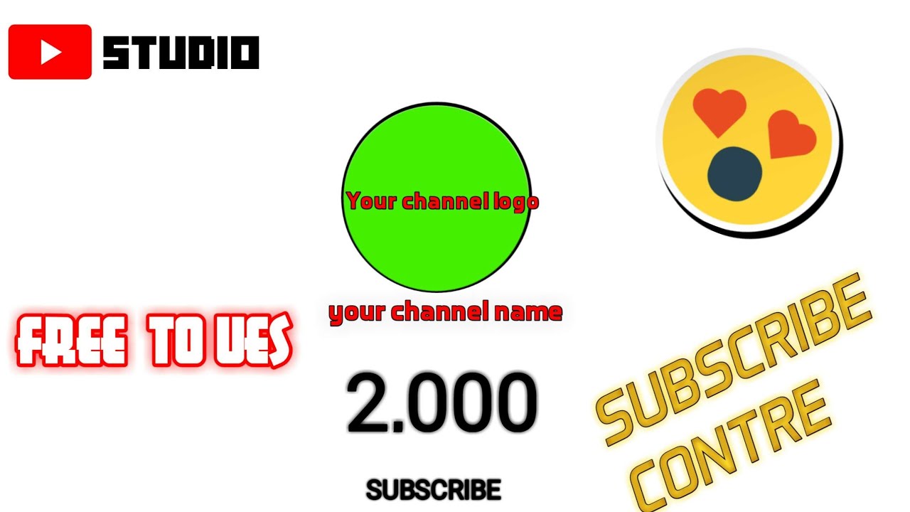 2K subscriber counter live green screen 100% copyright free 😀😁 2023 ...