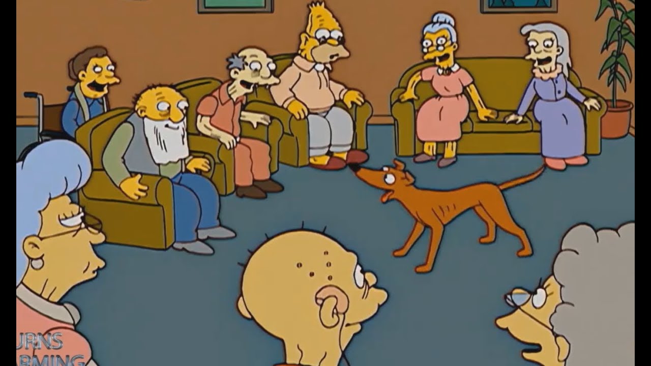 The Simpson -Visit Grampa At The Nursing Home! - YouTube