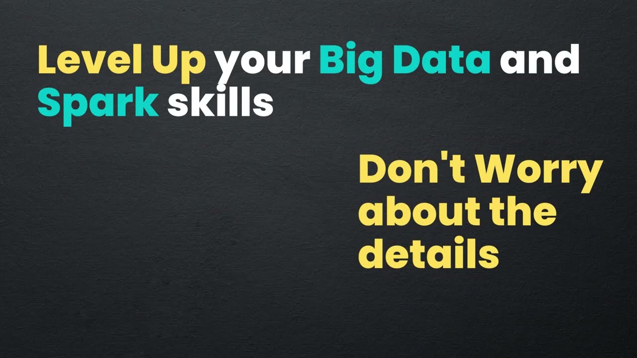 Best Hands On Big Data Practices With Pyspark And Spark Tuning Youtube