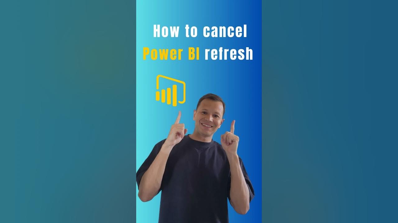 How to Cancel Power BI Refresh | Power BI Tutorial #powerbi - YouTube