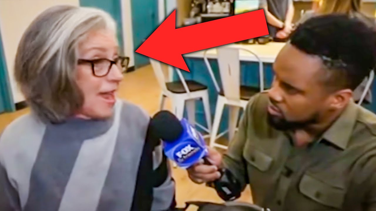 MAGA Woman FLIPS OUT During Fox News Diner Interview - YouTube