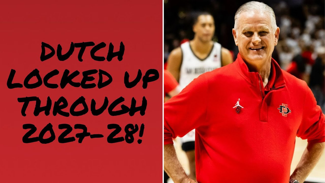 San Diego State extends Brian Dutcher through 2027-28 season! - YouTube