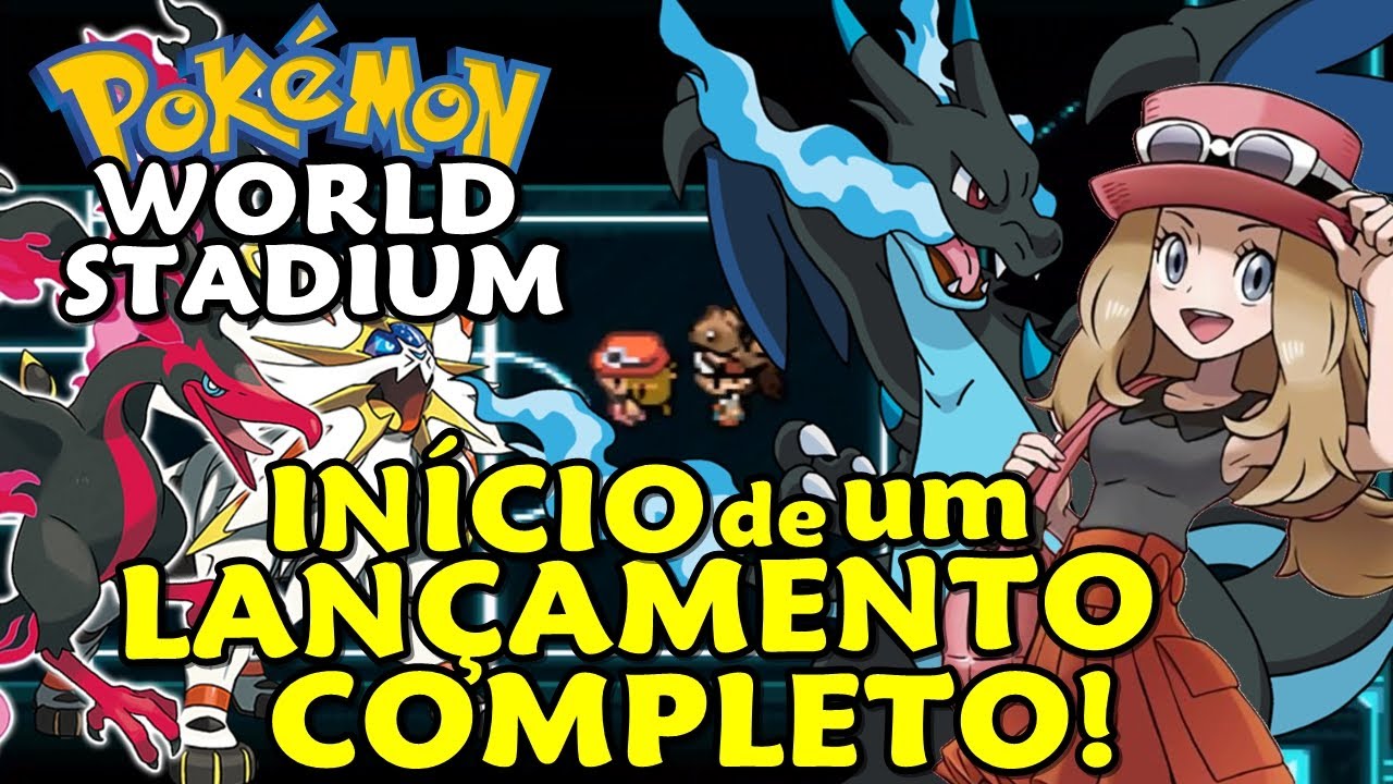 Pokémon World Stadium (Hack Rom - GBA) - O Início Completo Com TODOS OS ...