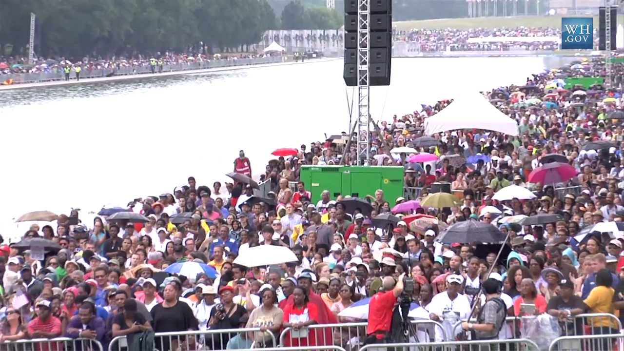 President Obama at the 50th Anniversary of the March on Washington ...