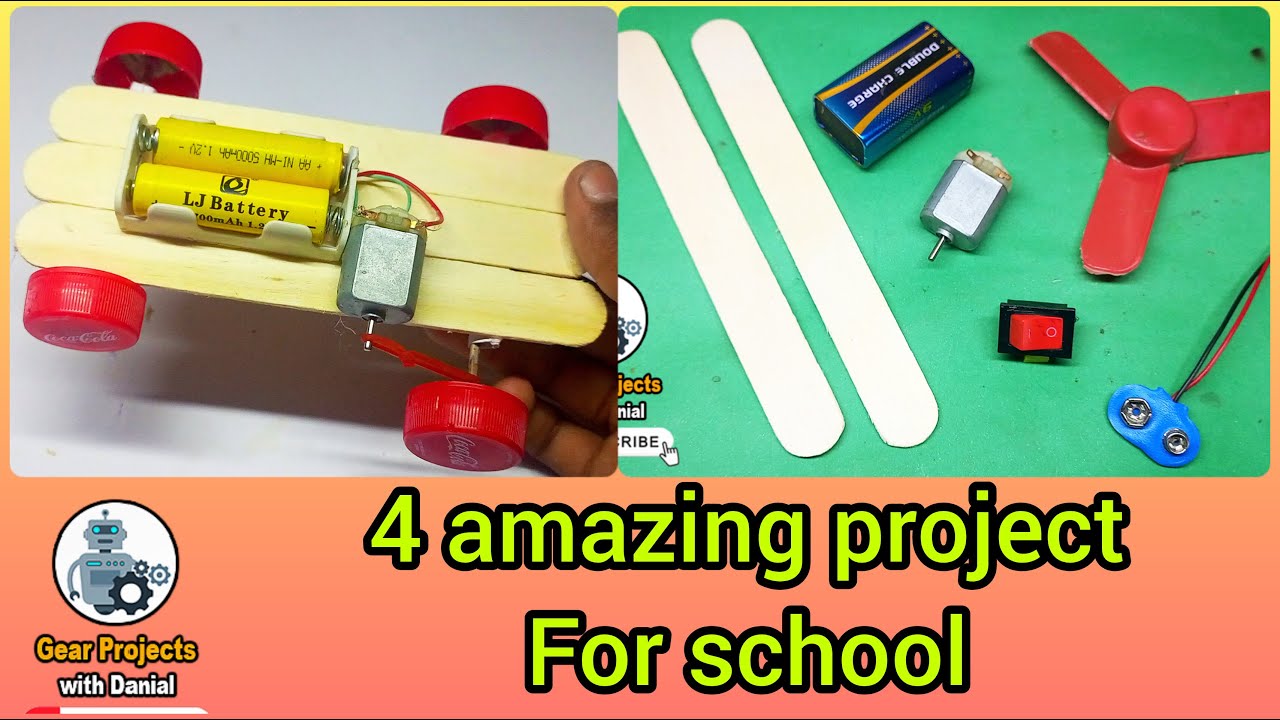 Top 4 Amazing DIY Toys | Homemade Toys Ideas | Gear Projects with ...