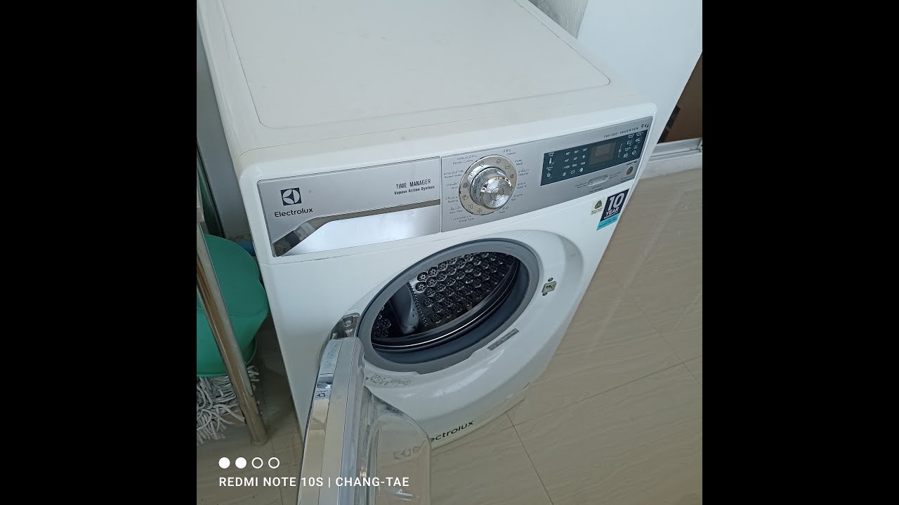 31-01-2024 ซ่อมเครื่องซักผ้า Electrolux 9kg. รุ่น EWF12932 อาการ ปั่น ...