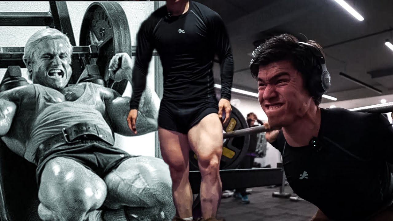 Attempting tom platz leg workout. - YouTube