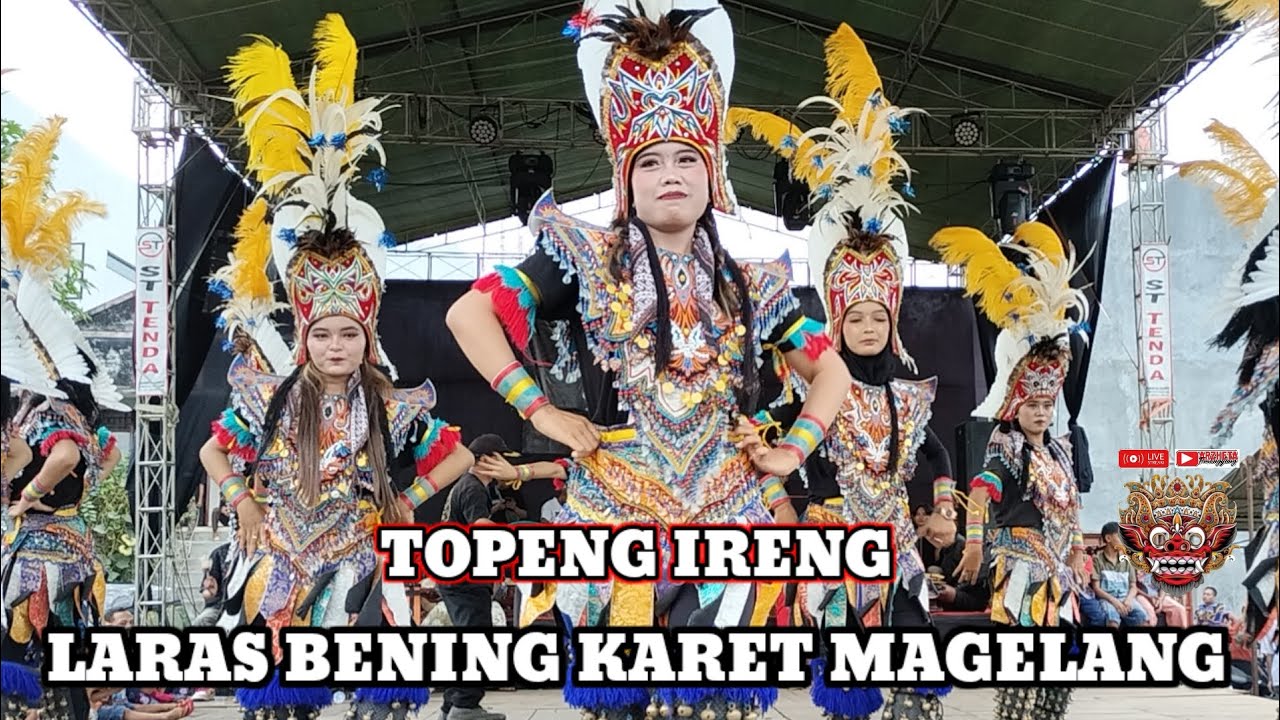 TOPENG IRENG LARAS BENING KARET MAGELANG TAMPIL SPEKTAKULER LIVE GENITO ...