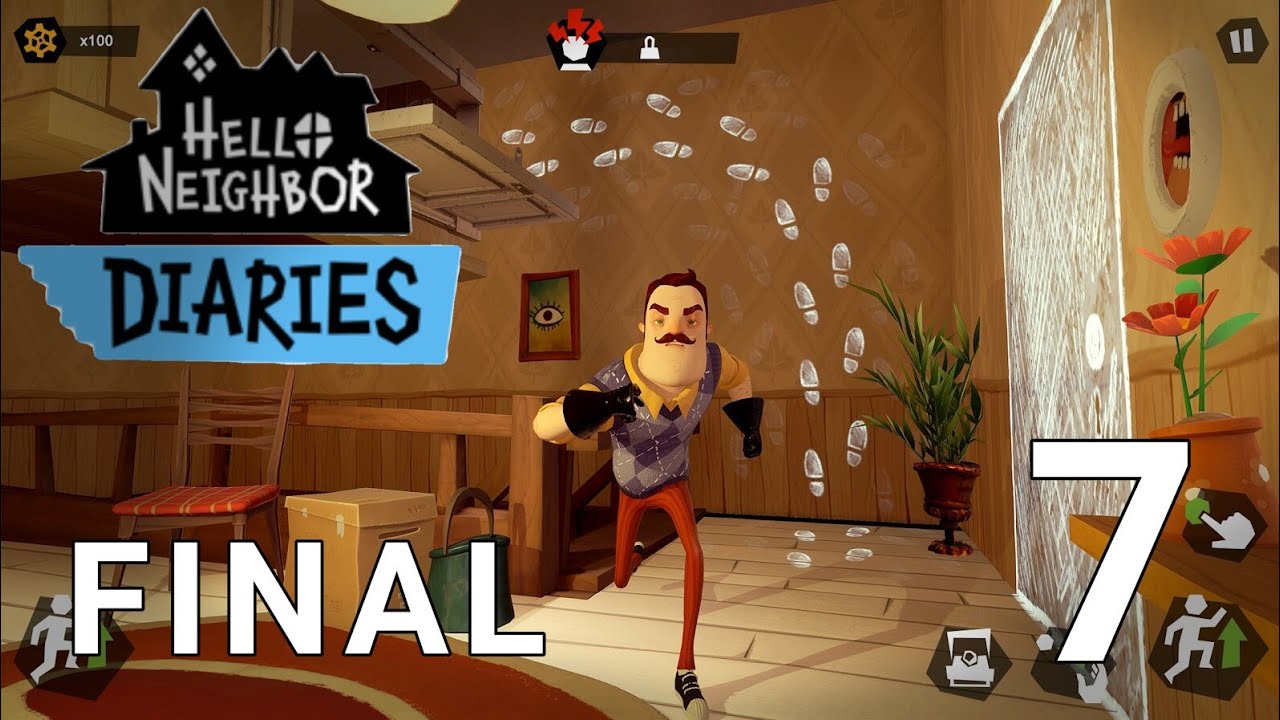 ФИНАЛ 1 части #7 Hello Neighbor Niki's Diaries. Topsan - YouTube