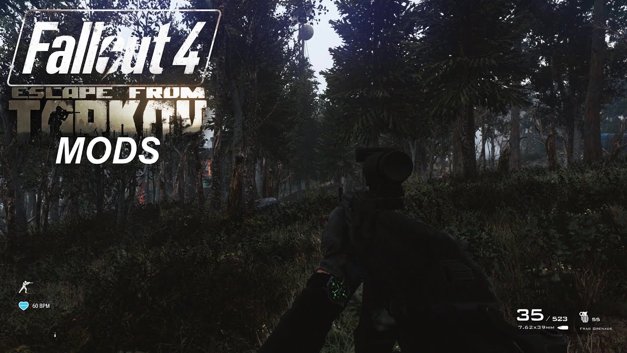 Fallout 4 Mods ( Escape From Tarkov ) Testing #2 - YouTube