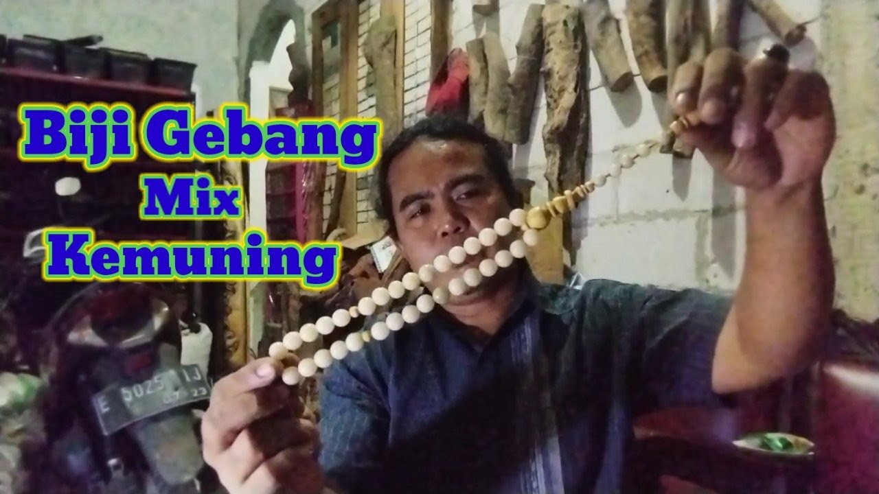 Proses Pembuatan Butiran Tasbih Biji Gebang | Pengrajin Kayu - YouTube