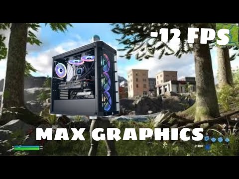 Playing fortnite on MAX graphics - YouTube