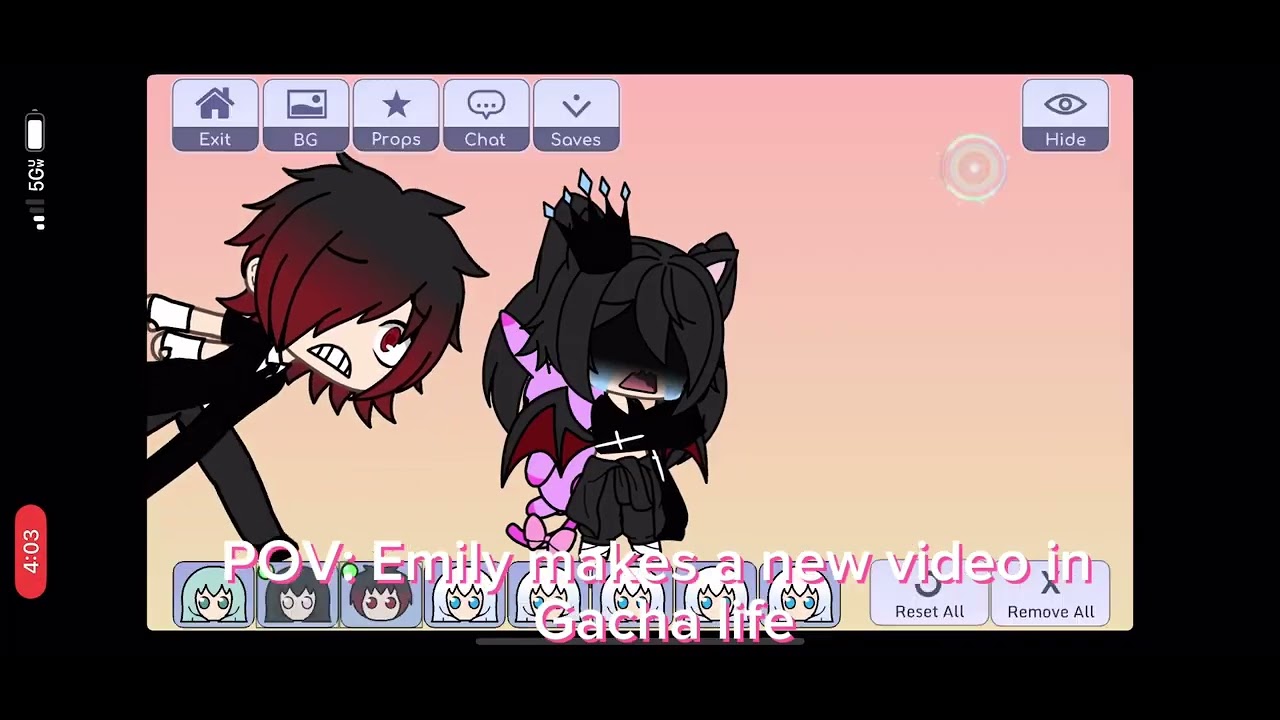 POV: Emily makes a new gacha oc in gacha life - YouTube