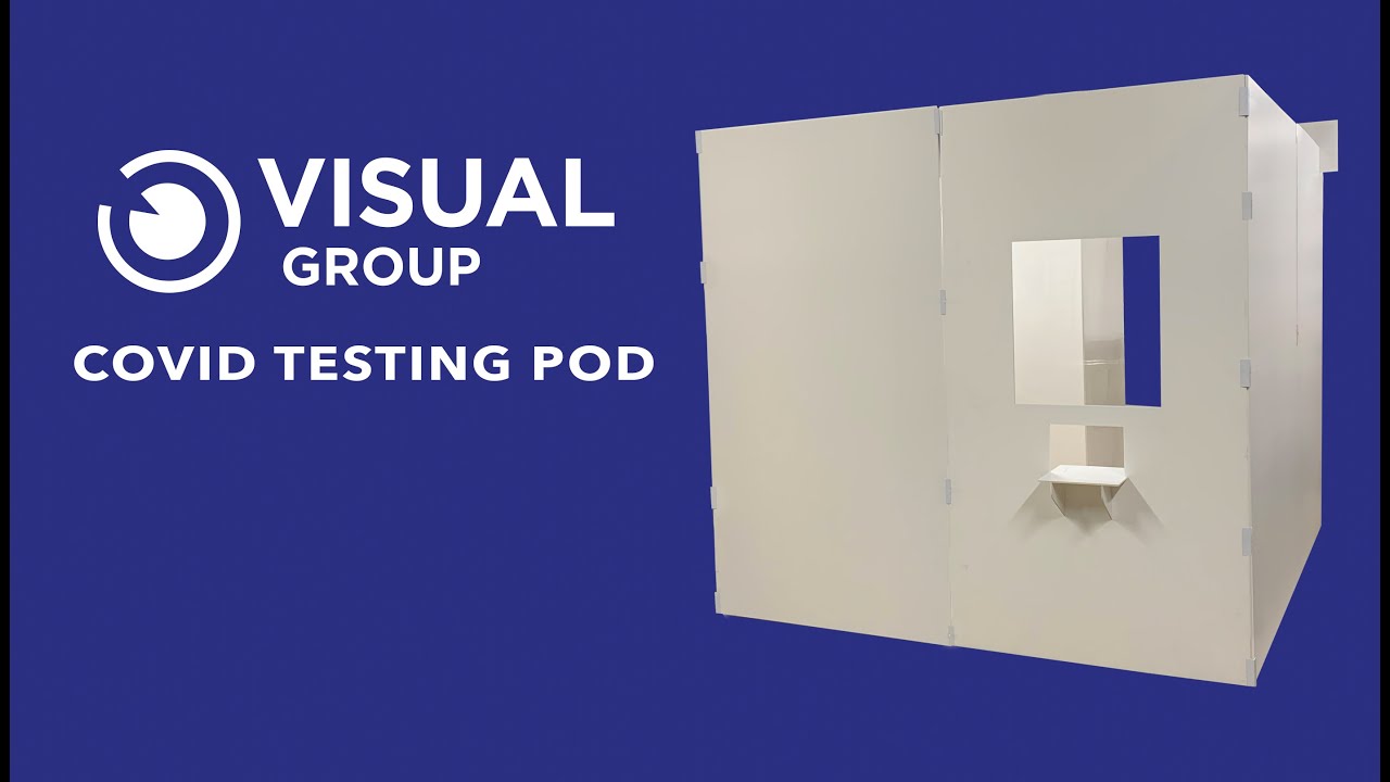 Covid Testing Pods from Visual Group - YouTube