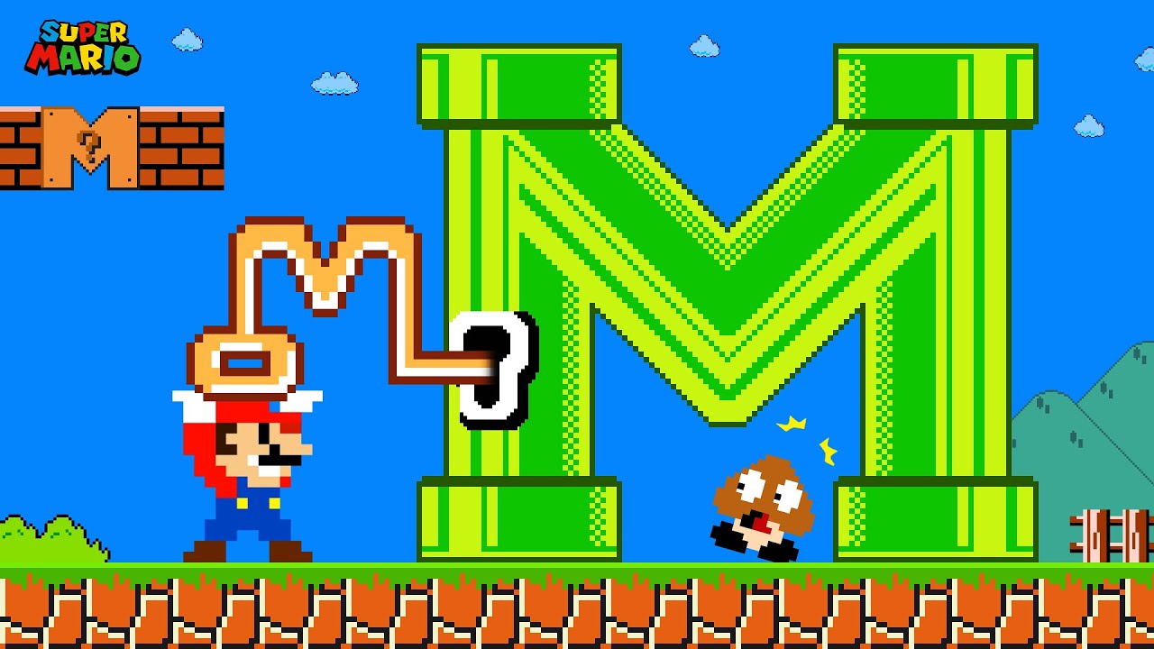 When Everything Mario Touches Turns into M - YouTube