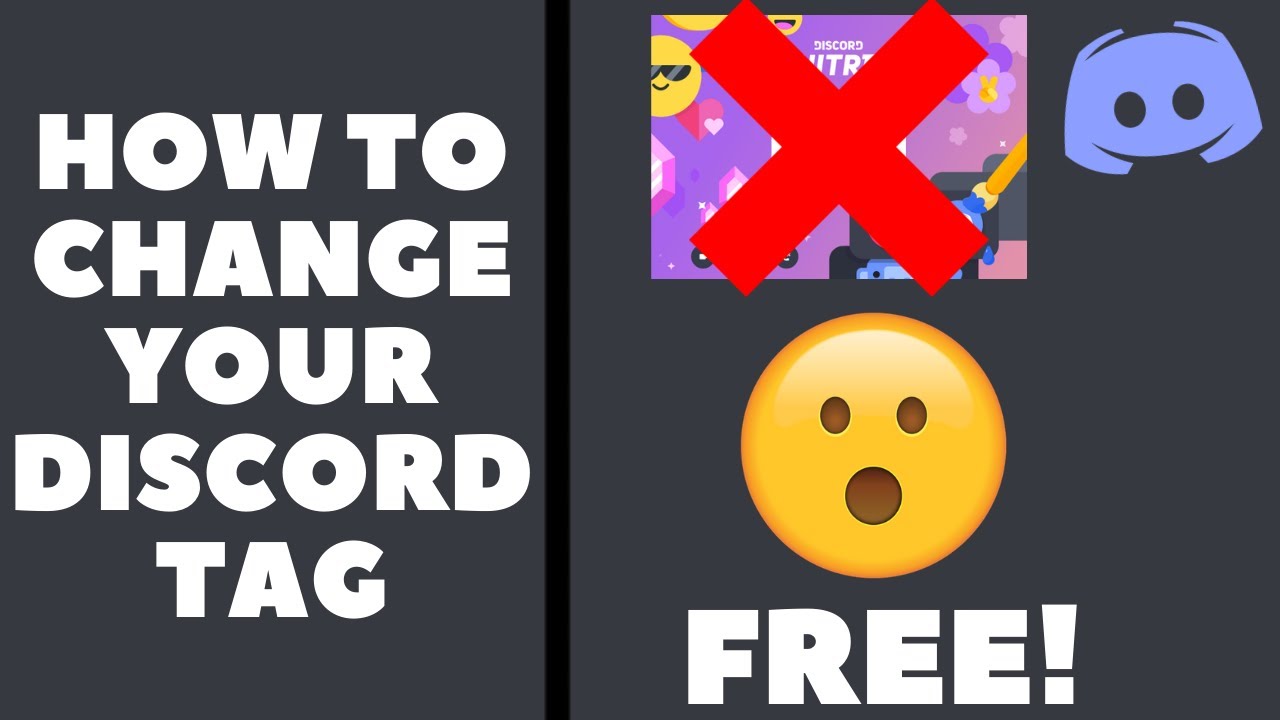 How to change your DISCORD tag WITHOUT NITRO! (FREE) - YouTube