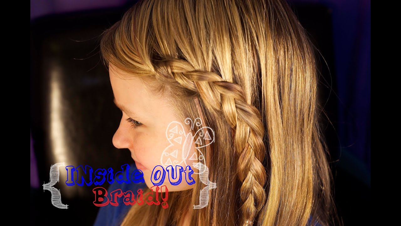 Inside Out Braid Tutorial (Dutch Braid) - YouTube