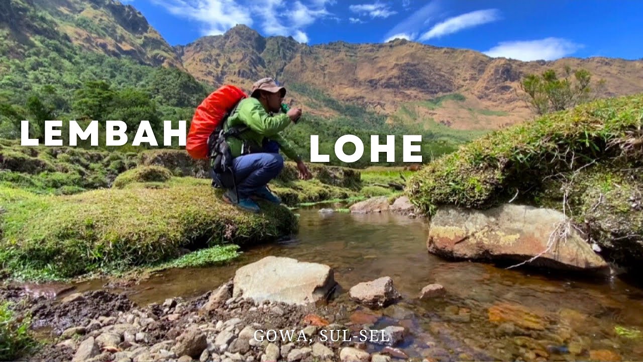 Sendiri Mendaki Lembah Lohe Kaki Gunung Bawakaraeng - YouTube