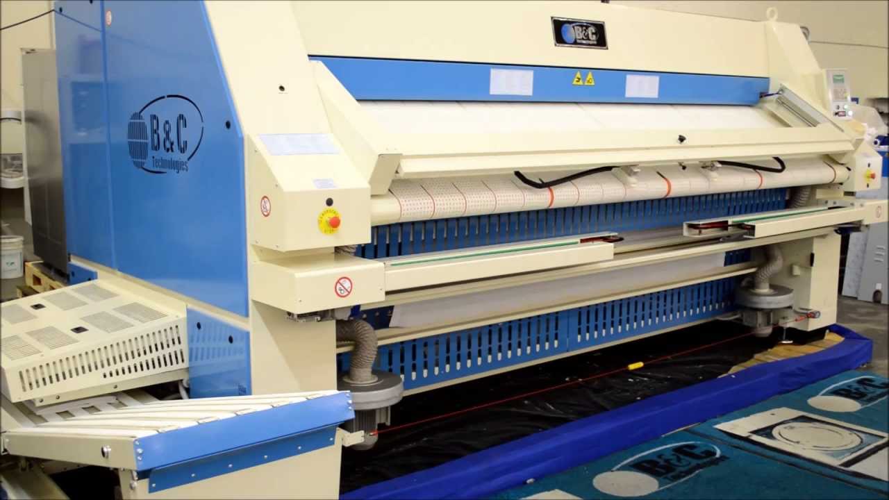 IF Series Compact Combination Feeder, Ironer, Folder, and Stacker - YouTube