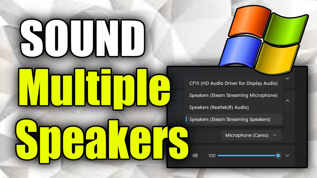 How to Get Sound Through Different Speakers on Sound Settings on PC ...