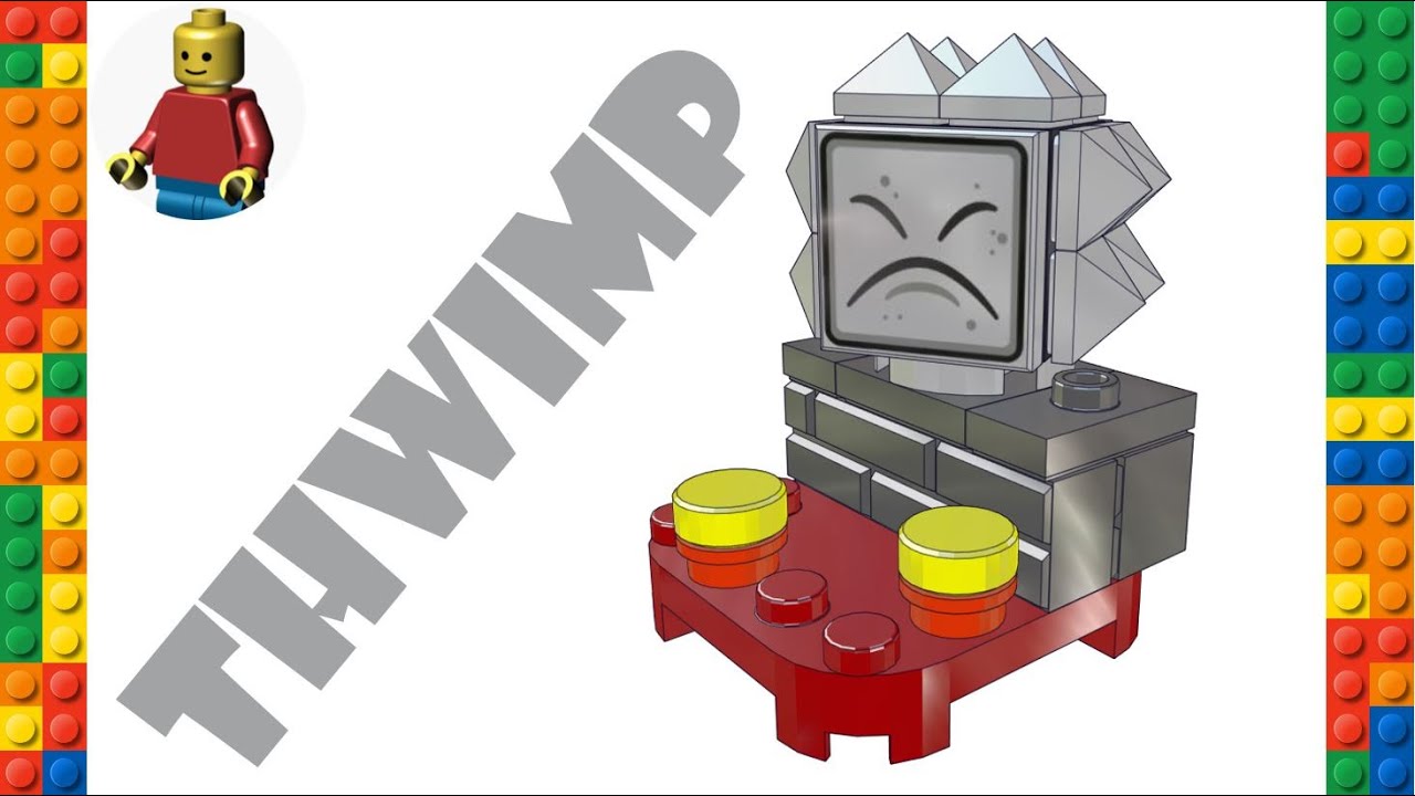 LEGO THWIMP 3D BUILD INSTRUCTIONS (LEGO SUPER MARIO Character Packs ...