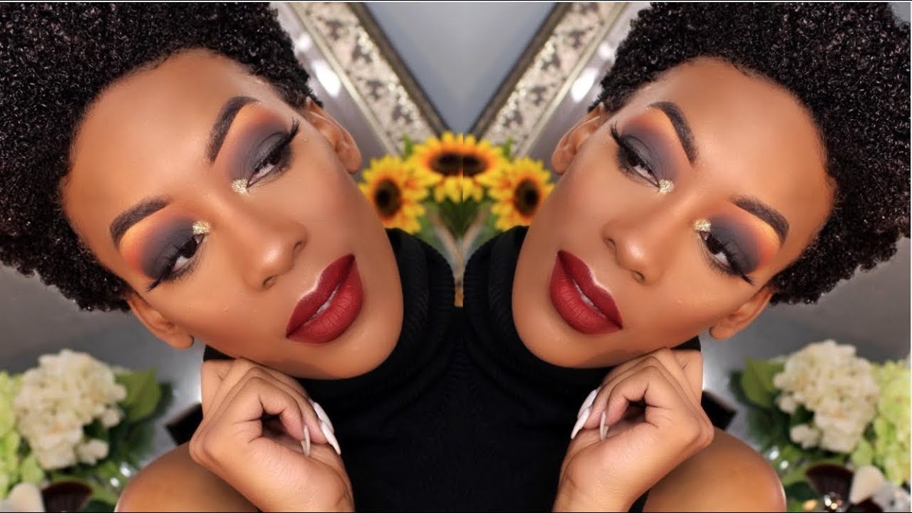 Black History Inspired Makeup Edition: Black Panther 1960s Makeup - YouTube