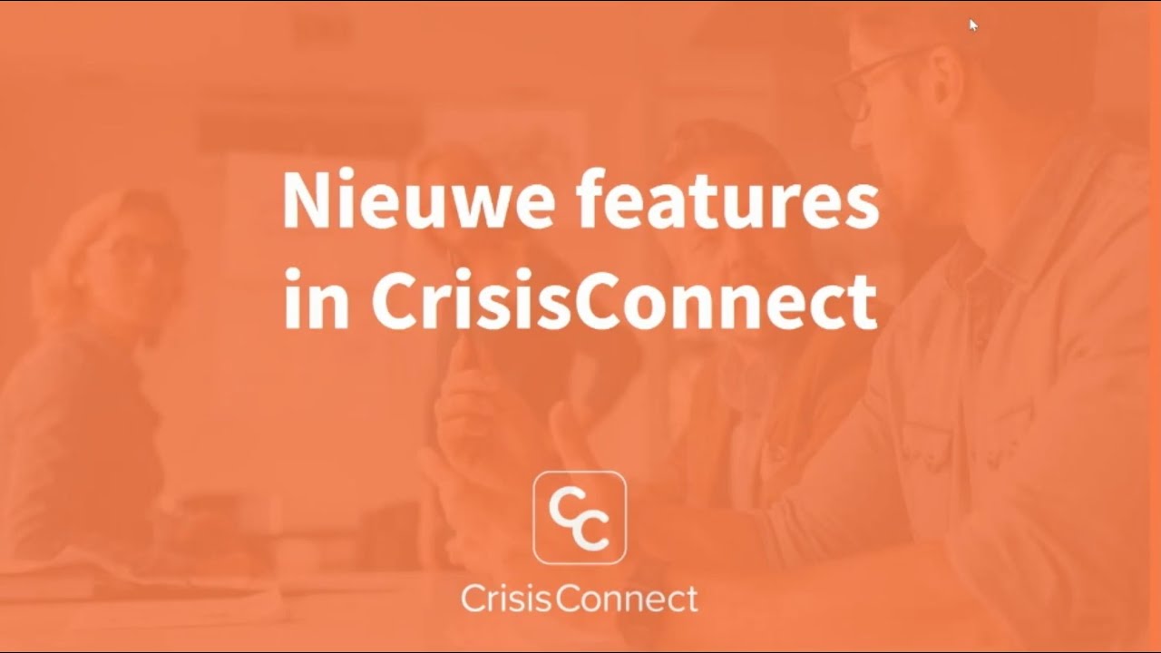 CrisisConnect webinar met o.a. nieuwe Module 'Chat' - YouTube