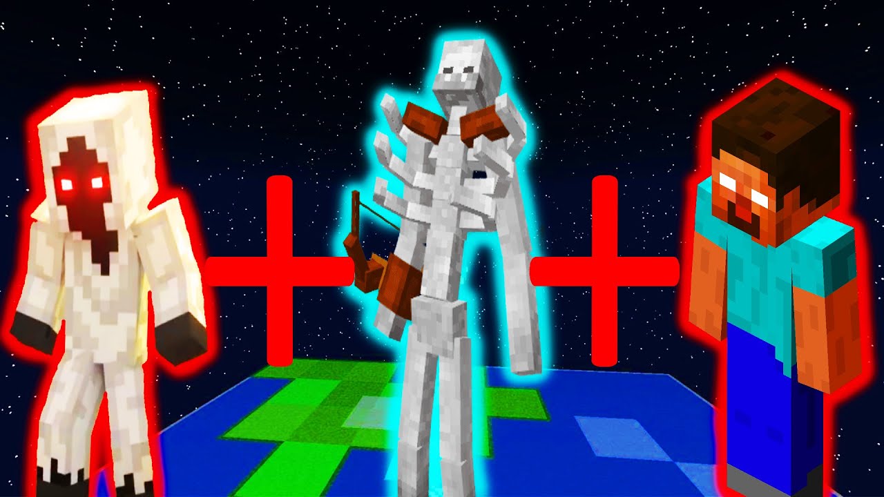 Entity 303 + Mutant Skeleton + Herobrine = ??? - YouTube