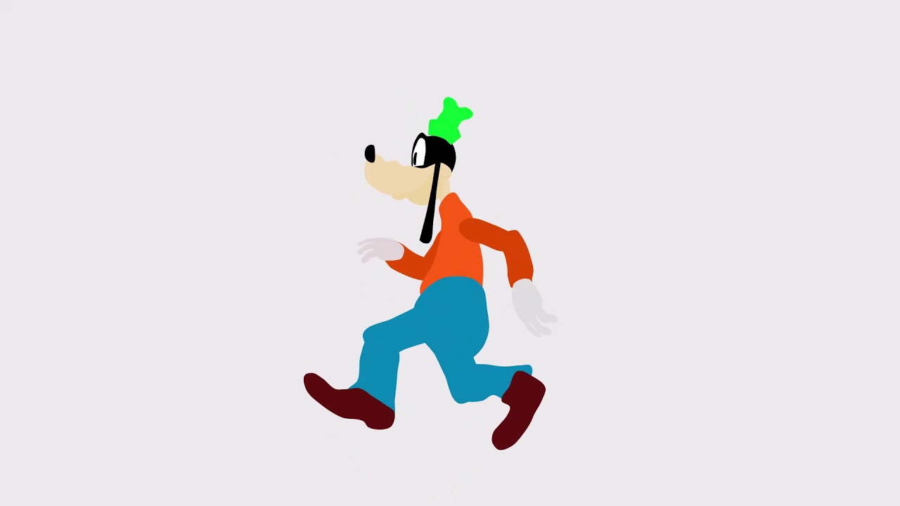 goofy run - anime studio 10 - YouTube