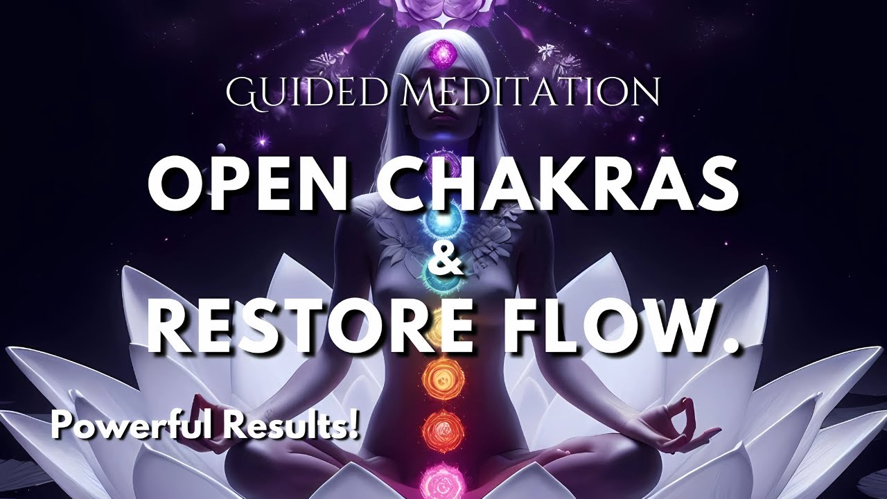 Powerful Guided Meditation | Chakra Healing Affirmations to Release ...