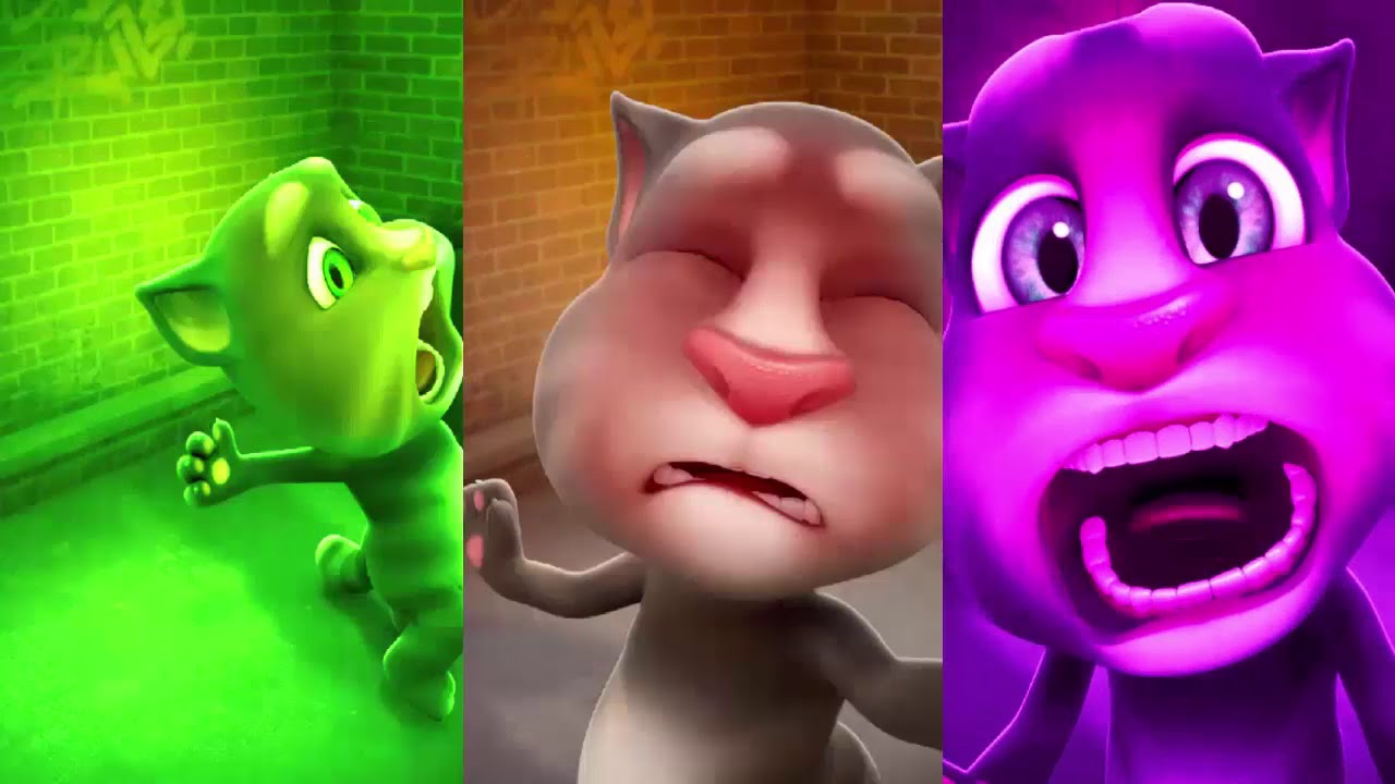 Learn Colors with My Talking Tom Colours for Kids Animation Education ...