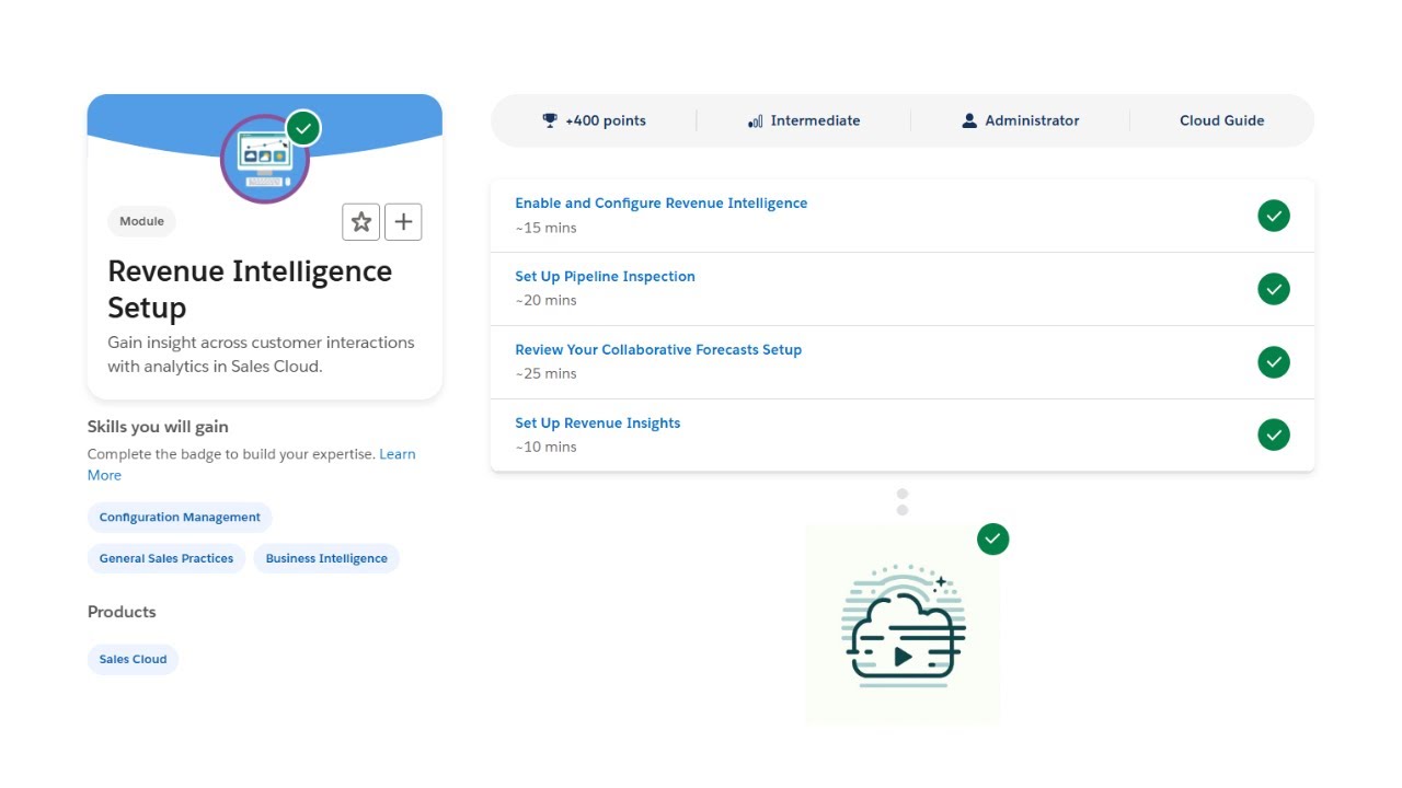 Revenue Intelligence Setup - Salesforce Trailhead - YouTube