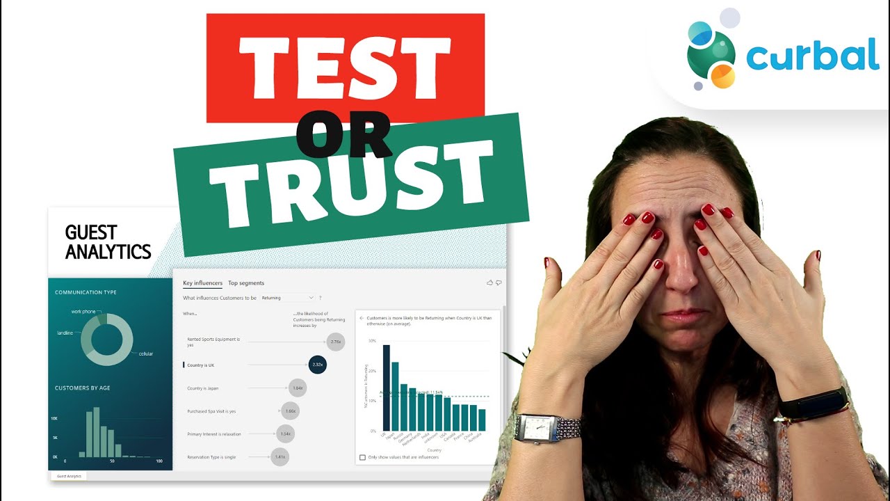 Power Bi Key influencers visualization | TEST OR TRUST? - YouTube