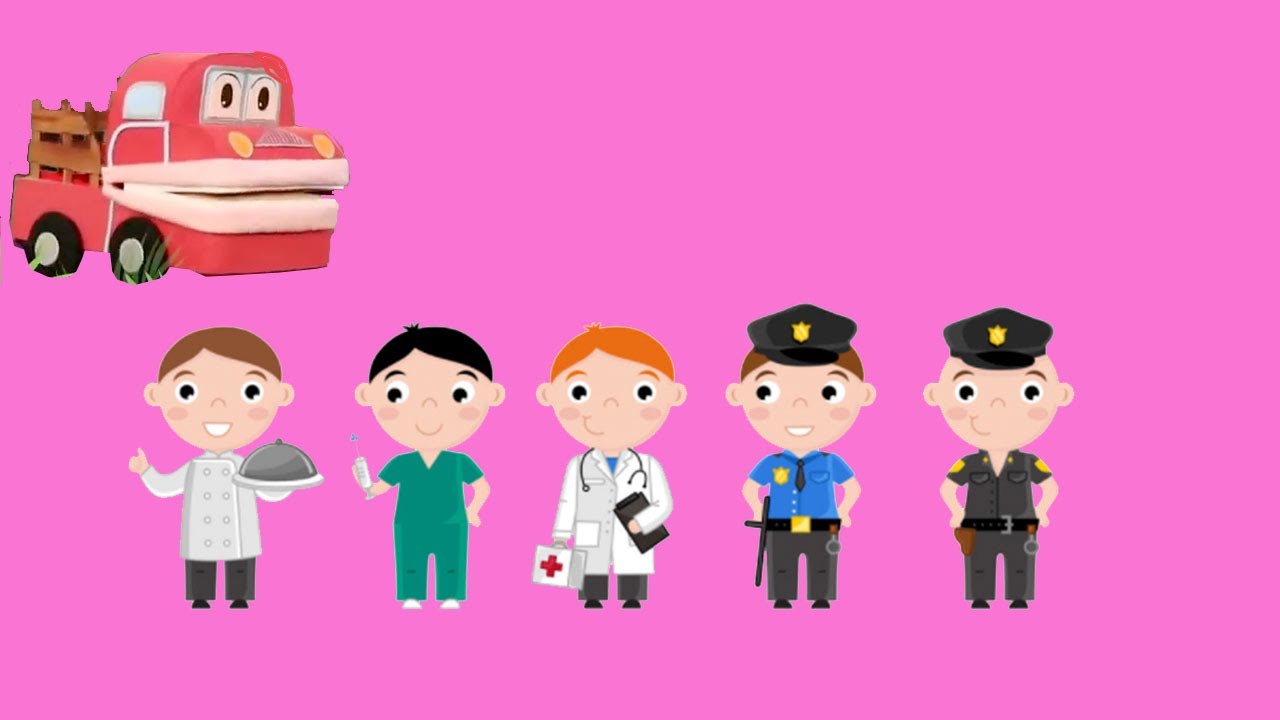 Las PROFESIONES Para NIÑOS [MUY EDUCATIVO]. Canciones educativas ...
