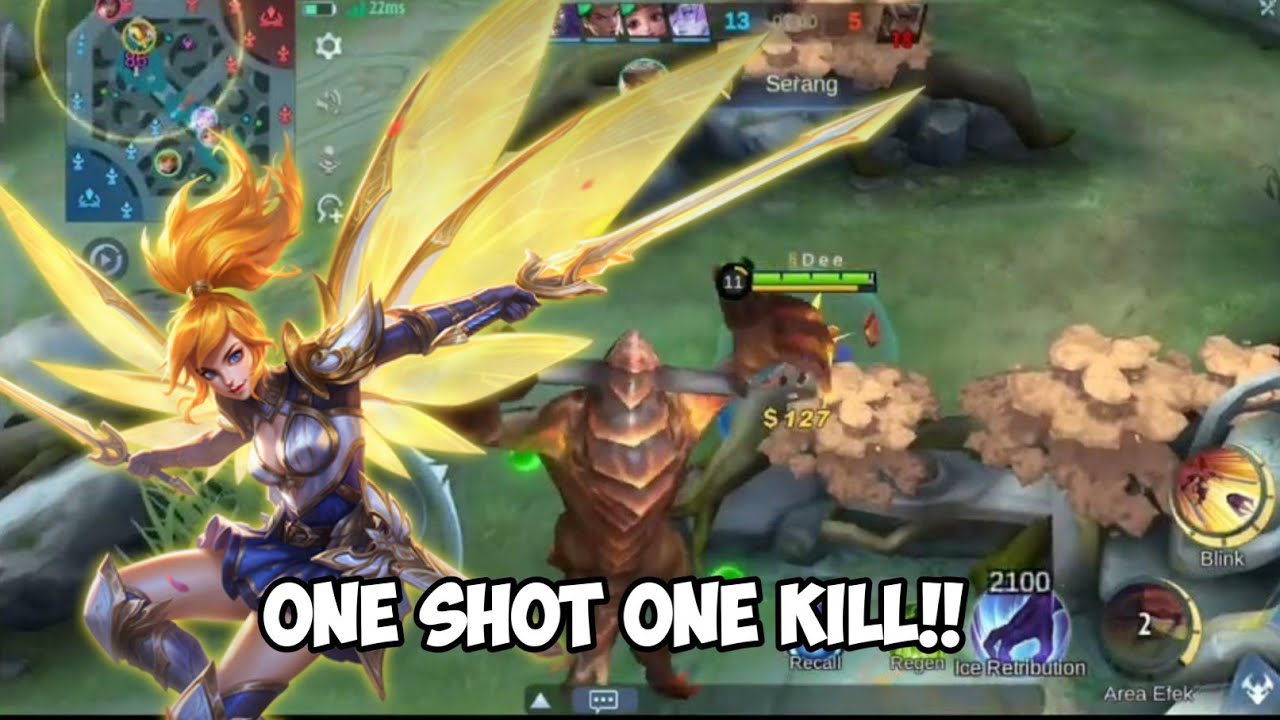 GAMEPLAY FANNY 1 HIT!! NEW BUILD DAN EMBLEM FANNY 2023!! FANNY RANKED ...