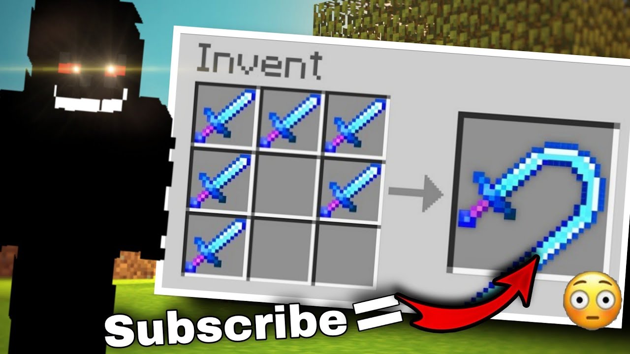 Minecraft PE But I Get OP Swords When You Subscribe || Minecraft But ...