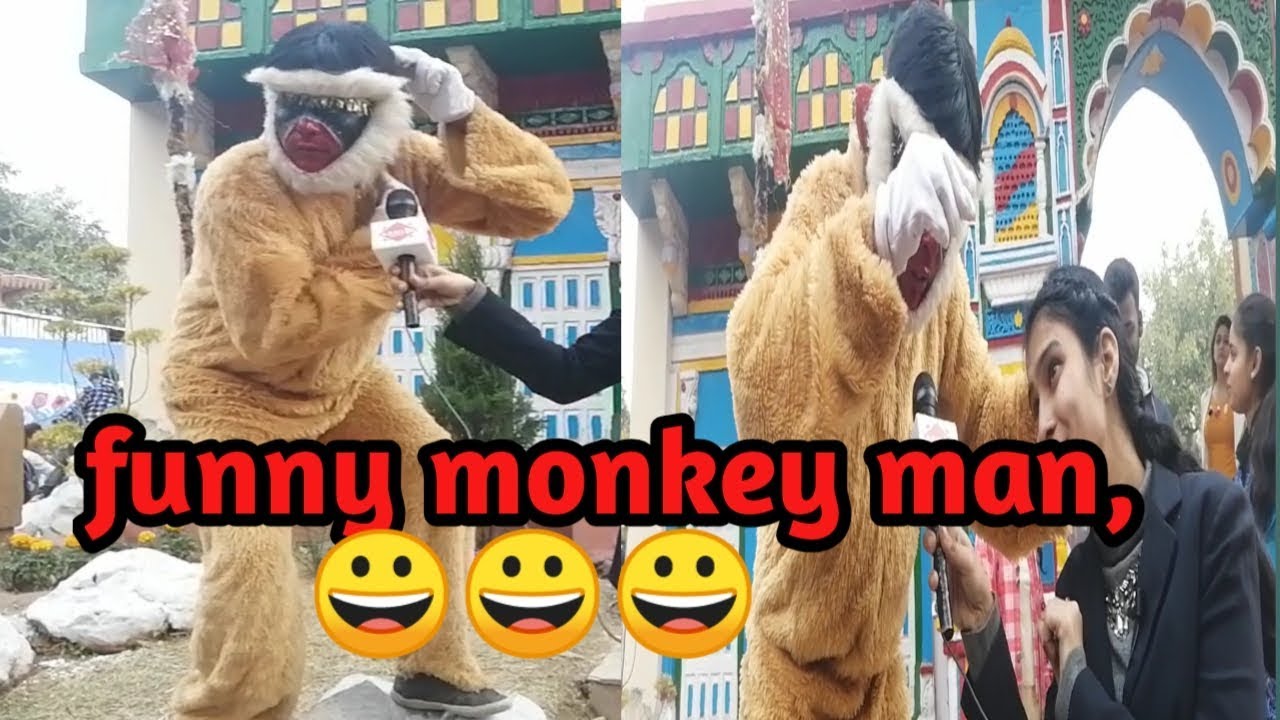 Funny monkey man viral video - YouTube