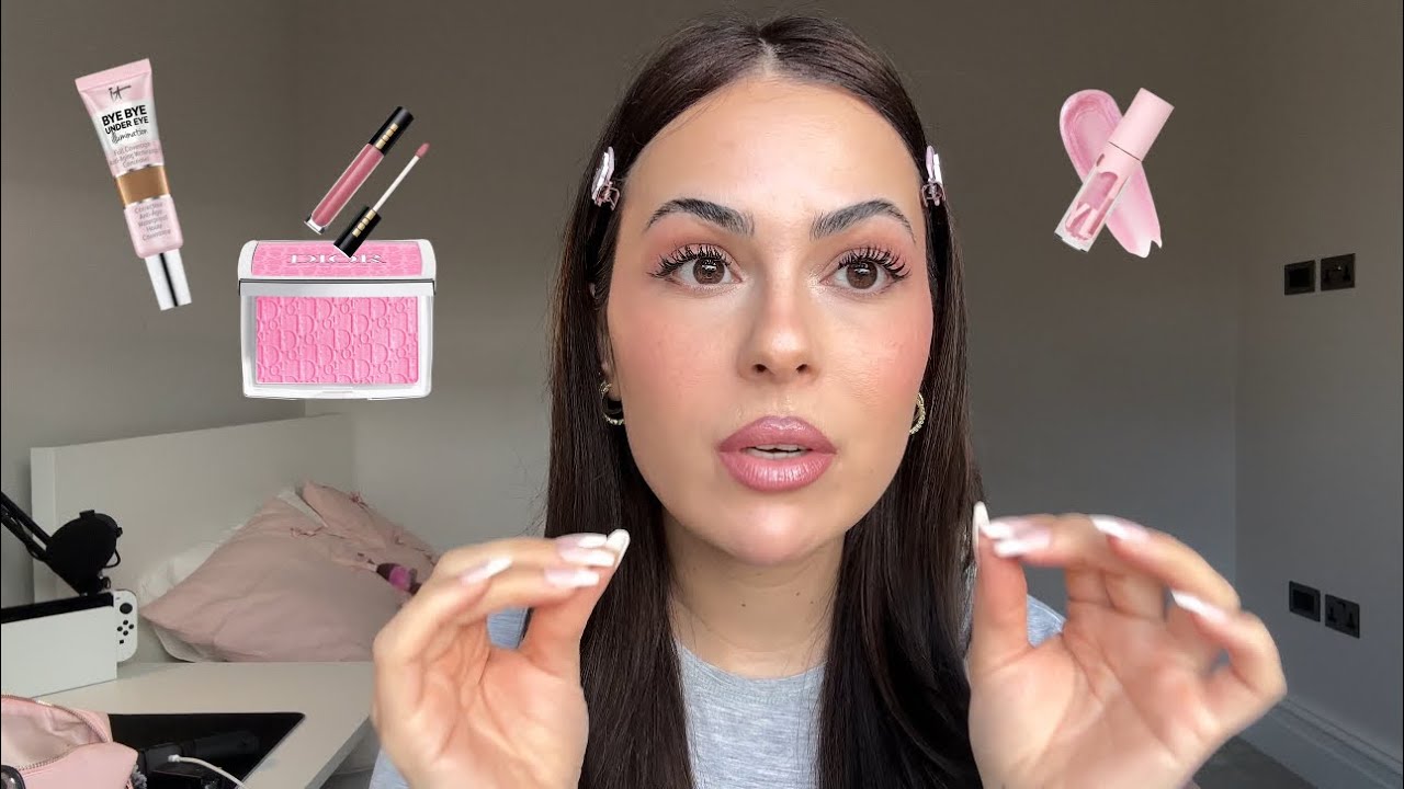 my makeup routine ⋆｡‧˚ʚ🌸ɞ˚‧｡⋆ - YouTube