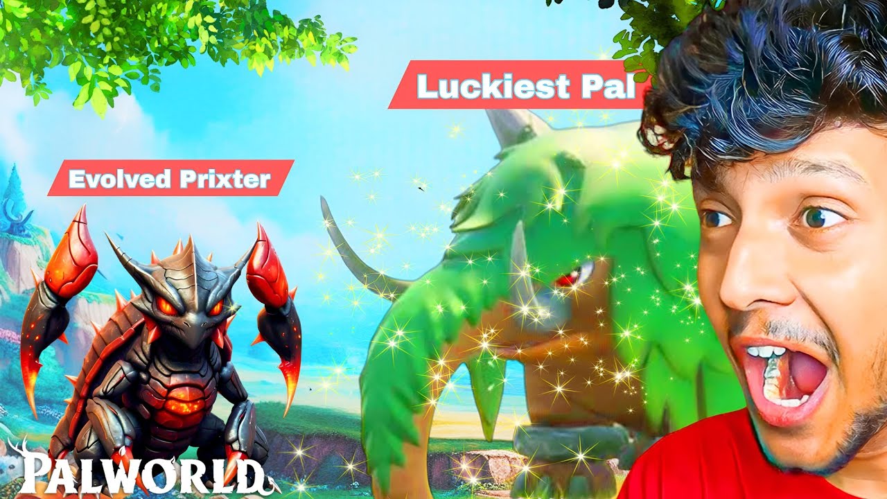 I captured Strongest pal in palworld Evolved pal fight with Luckiest ...