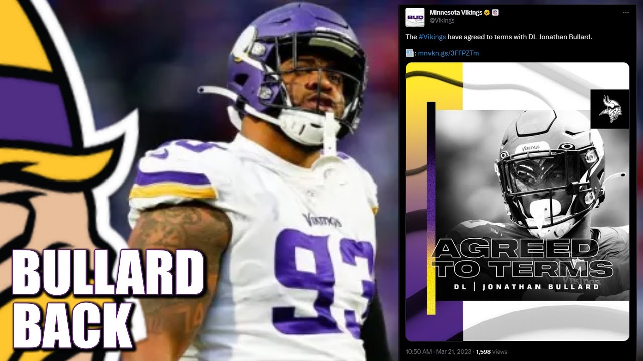 DL Jonathan Bullard Re-Signs with the Minnesota Vikings - YouTube