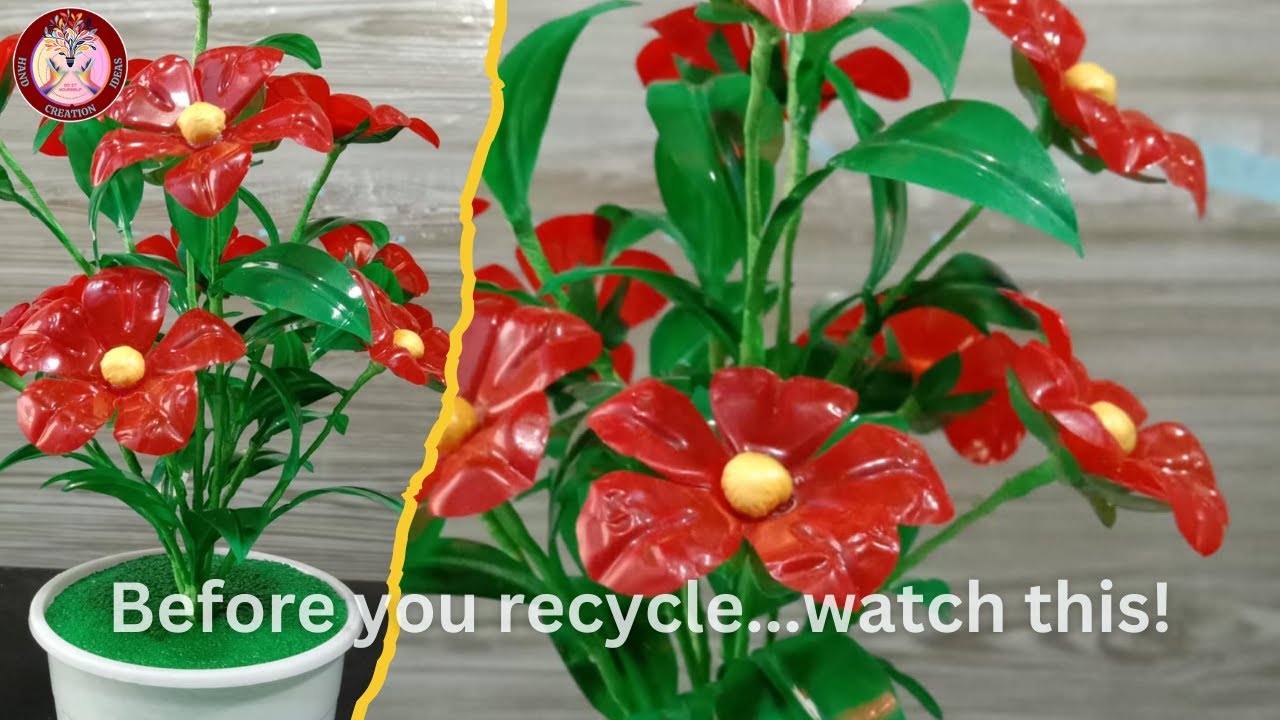 Best Out of Waste ♻️ DIY Plastic Bottle Flowers Tutorial - YouTube