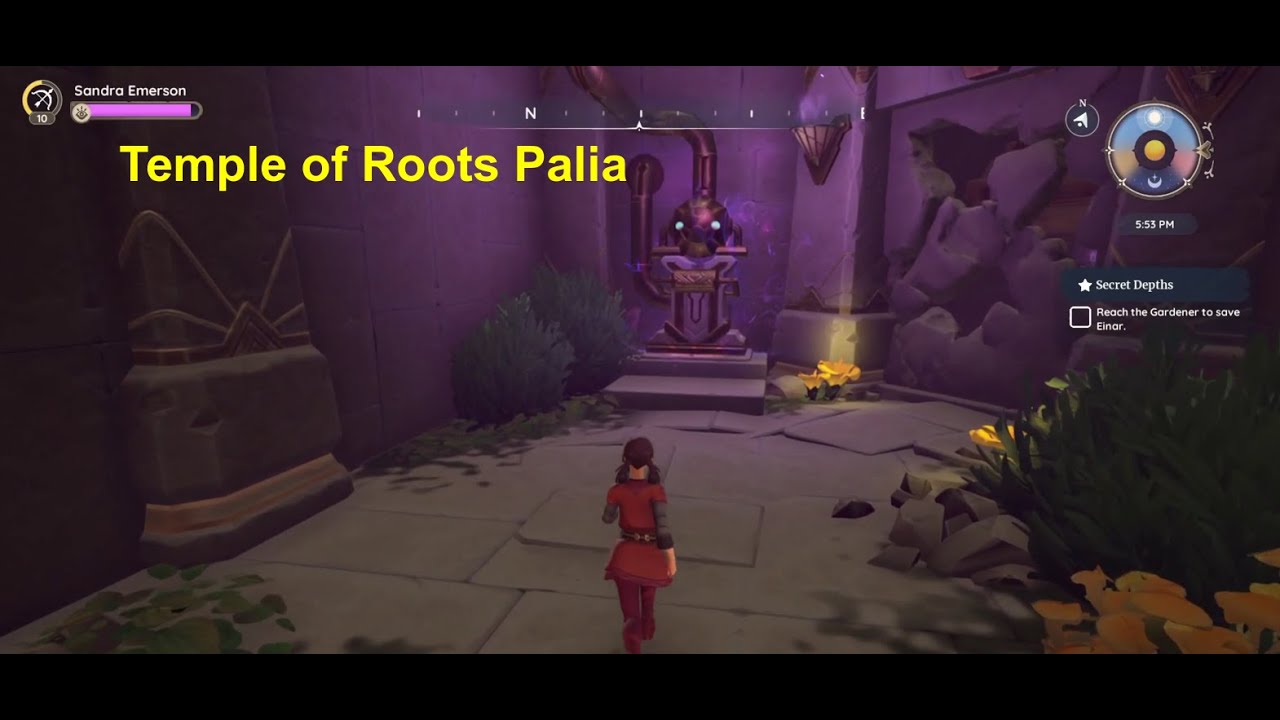 Temple of the roots Palia - YouTube