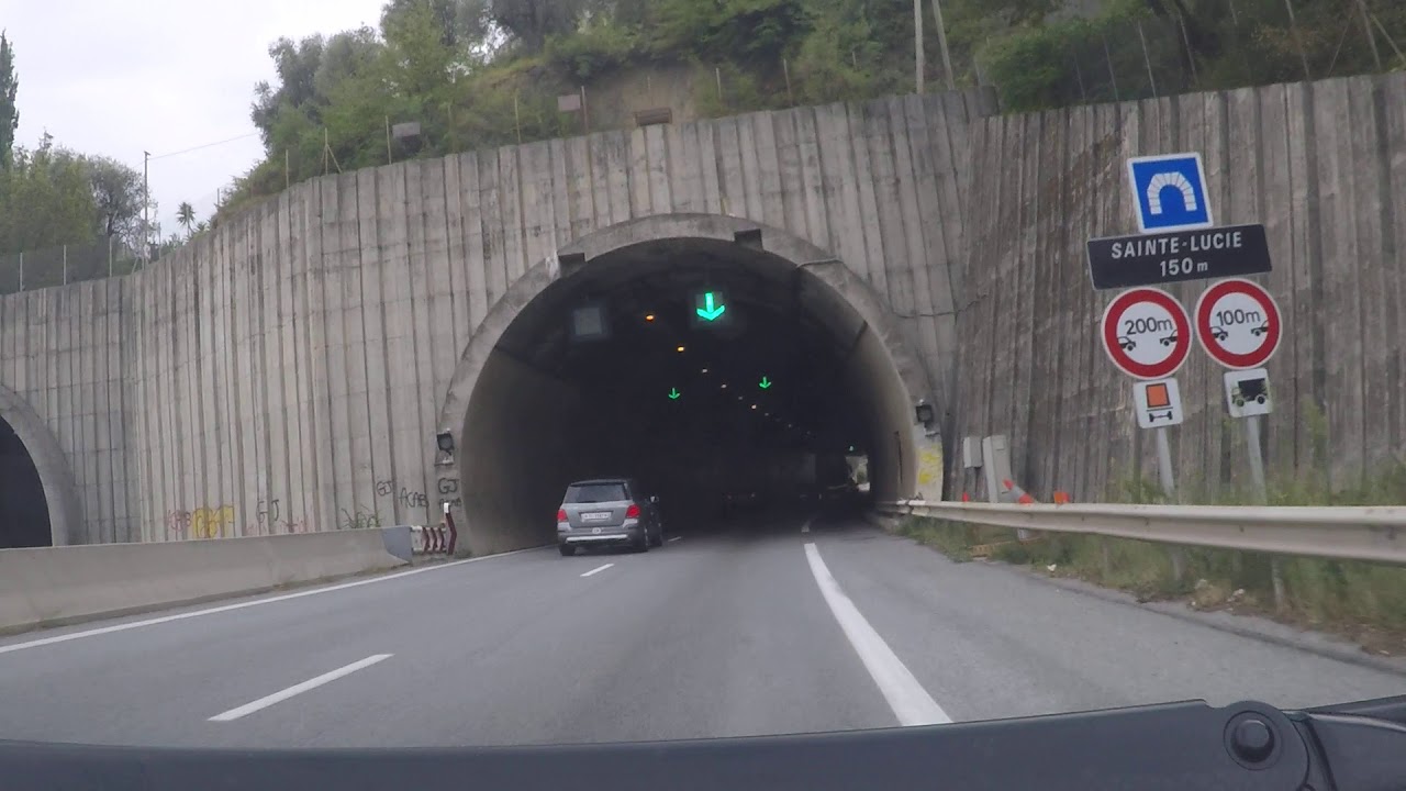 France by Autoroute - A8 Italy - Nice - J59 Menton - YouTube