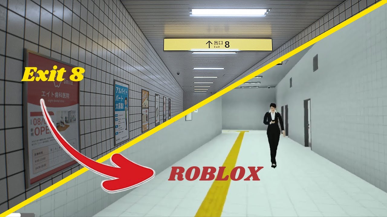 THEY ADDED EXIT 8 TO ROBLOX?! - YouTube