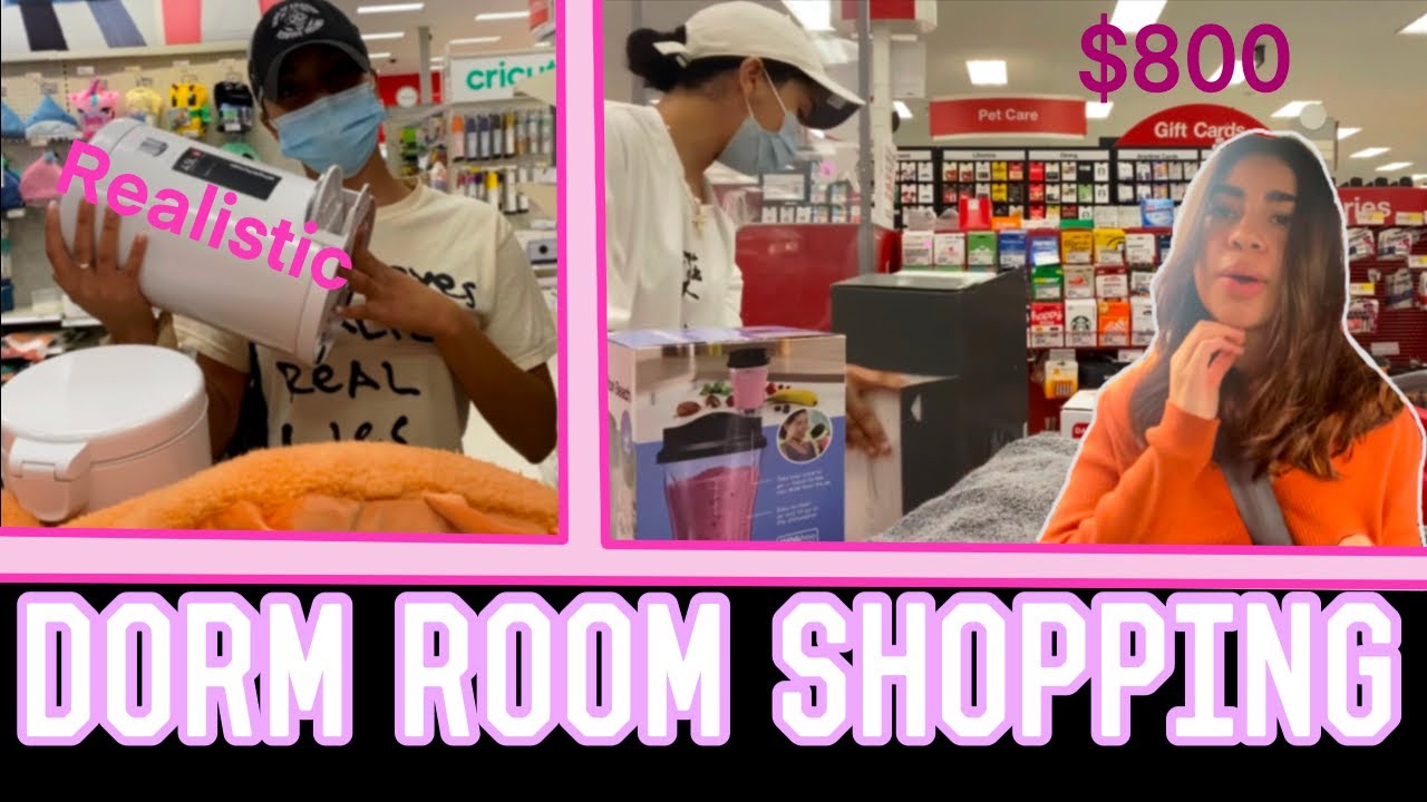 College Dorm Room Shopping 2021 - Fails and success || We spent $800 😱 ...