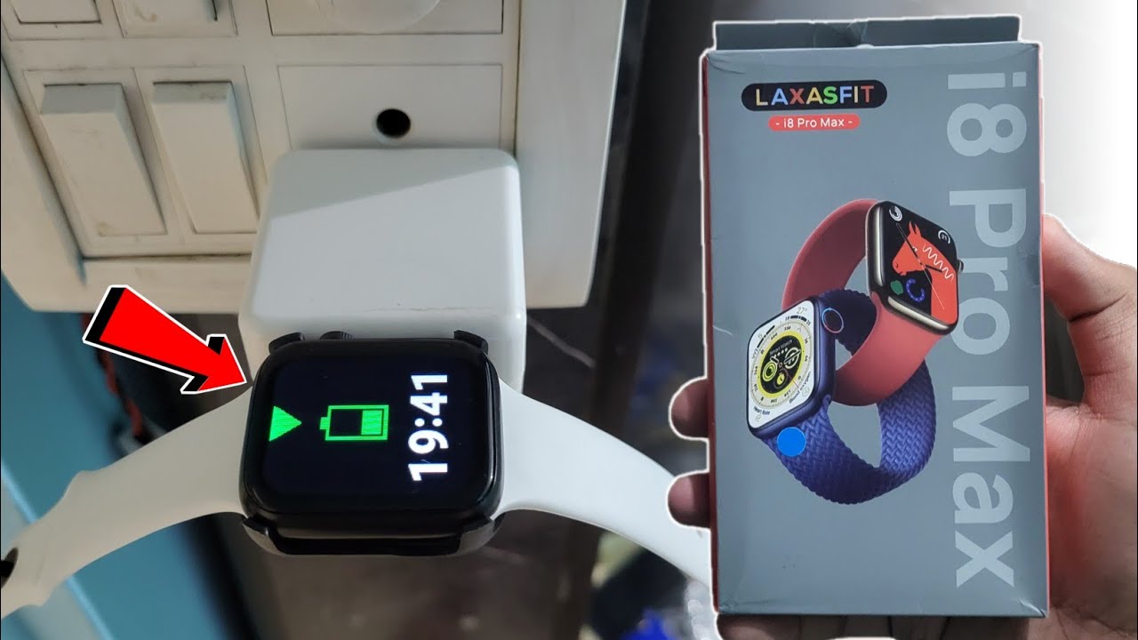 I8 Pro Max Smartwatch Ko Charge Kaise Kare | i8 pro max charging kaise ...